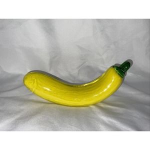 ArtGlass | Accents | New Hqt Handmade Home Design Yellow Banana Glass ...